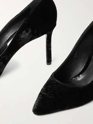 JIMMY CHOO Romy 85 Velvet Pumps