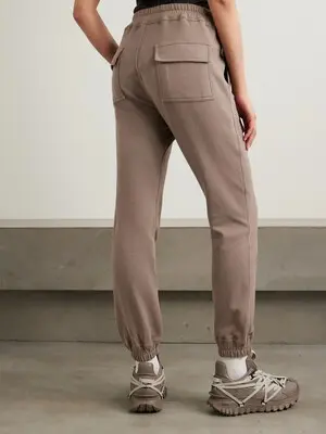 Rick Owens Moncler Appliquéd Cotton-jersey Track Pants
