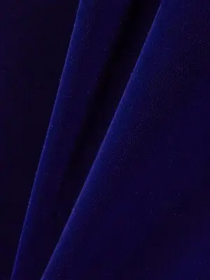 Givenchy Asymmetric Velvet Bustier Mini Dress With Bow Detail