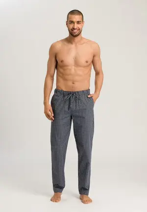 Hanro Night And Day 100% Woven Cotton Pants - Casual Check