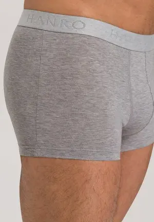 Hanro Cotton Essentials 2-pack Cotton Boxer Briefs - Light Melange