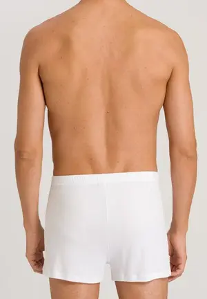 Hanro Sea Island Cotton Boxer - White
