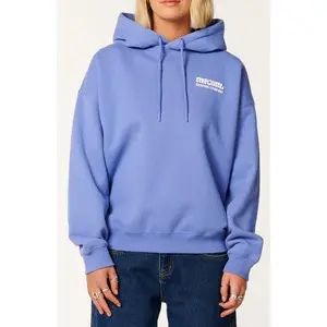 Rip Curl Surf Puff Print Graphic Hoodie - Medium Blue