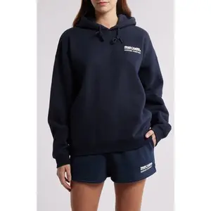 Rip Curl Surf Puff Print Graphic Hoodie - Navy