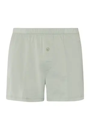 Hanro Cotton Sporty Button Fly Cotton Boxer Mineral Green