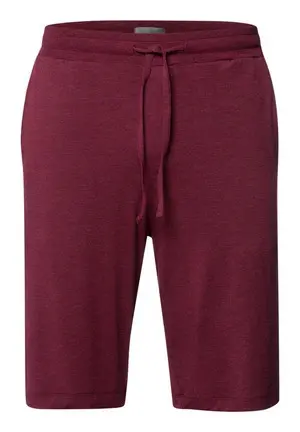 Hanro Casuals Drawstring Shorts Cabernet Melange