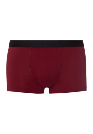 Hanro Micro Touch Boxer Brief - Cabernet