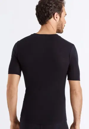 Hanro Silk Cashmere Short Sleeve Shirt