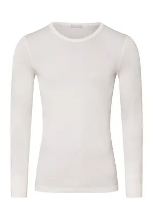 Hanro Woolen Silk Wool And Silk Fitted Top Cygne
