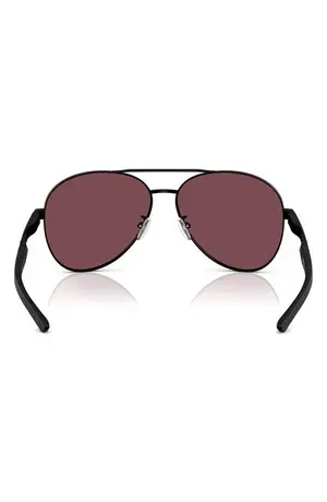 SCUDERIA FERRARI 60mm Mirrored Aviator Sunglasses