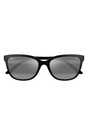 Maui Jim Honi Cat Eye Sunglasses - Black/ Neutral Grey