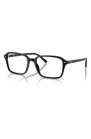 Ray-ban 56mm Square Optical Glasses - Black