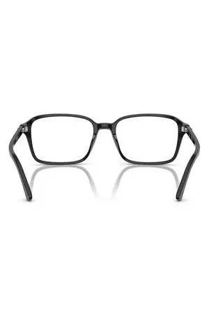 Ray-ban 56mm Square Optical Glasses - Black