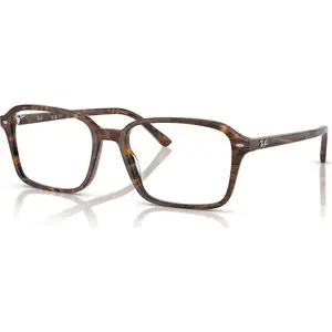 Ray-ban 56mm Square Optical Glasses - Fantasy Brown
