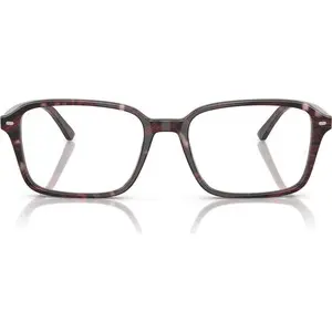 Ray-ban Ray-Ban 56mm Square Optical Glasses Violet