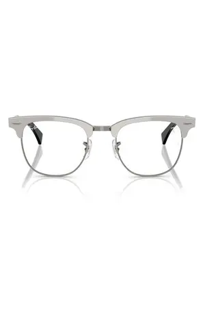 Ray-ban X Scuderia Ferrari Square Optical Glasses - Silver