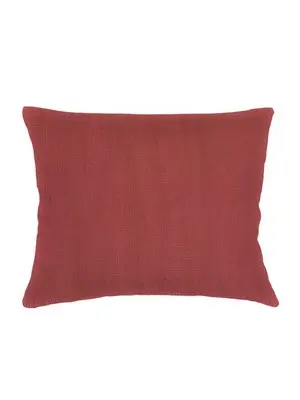 Anaya So Soft Linen Dutch Euro Pillow Cover Only Rustic Red