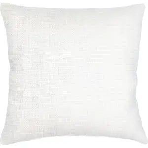 Anaya So Soft Linen Euro Pillow With Down Insert Bright White