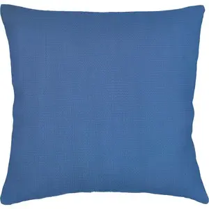 Anaya So Soft Linen Euro Pillow With Down Insert Cobalt Blue