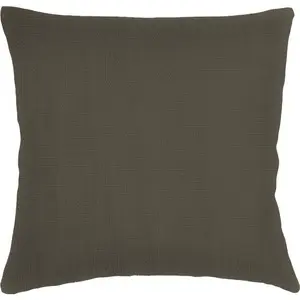 Anaya So Soft Linen Euro Pillow With Down Insert Hunter