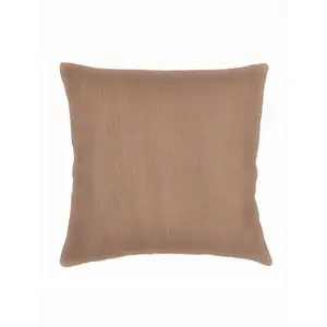 Anaya So Soft Linen Euro Pillow With Down Insert Latte