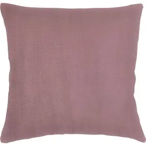 Anaya So Soft Linen Euro Pillow With Down Insert Mauve
