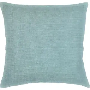 Anaya So Soft Linen Euro Pillow With Down Insert Mist Blue