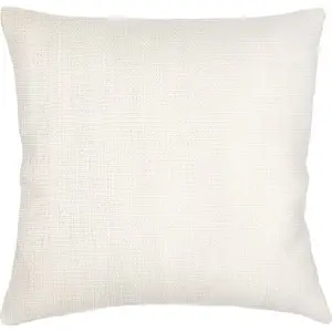 Anaya So Soft Linen Euro Pillow With Down Insert Natural White
