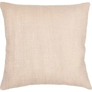 Anaya So Soft Linen Euro Pillow With Down Insert Sandy Beige