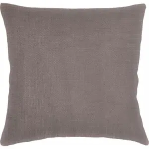 Anaya So Soft Linen Euro Pillow With Down Insert Taupe