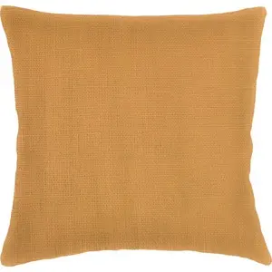 Anaya So Soft Linen Euro Pillow With Down Insert Tuscan Yellow