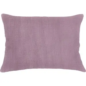 Anaya So Soft Linen Pillow With Down Insert - Lavender