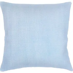 Anaya So Soft Linen Pillow With Down Insert Light Blue
