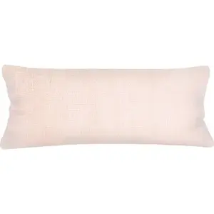 Anaya So Soft Linen Pillow With Down Insert Light Pink