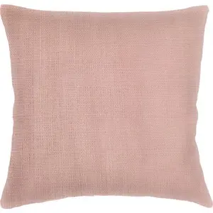 Anaya So Soft Linen Pillow With Down Insert Rose Pink
