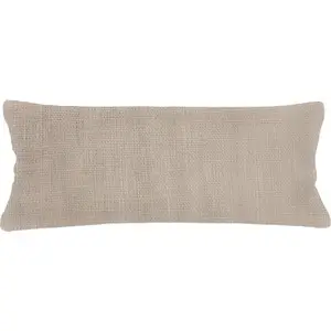 Anaya So Soft Linen Pillow With Down Insert Rustic Beige