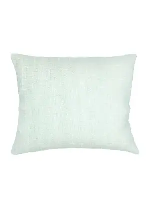 Anaya So Soft Linen Dutch Euro Pillow With Down Insert Bright Aqua