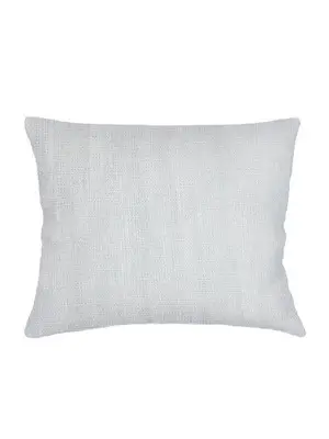 Anaya So Soft Linen Dutch Euro Pillow With Down Insert Light Grey