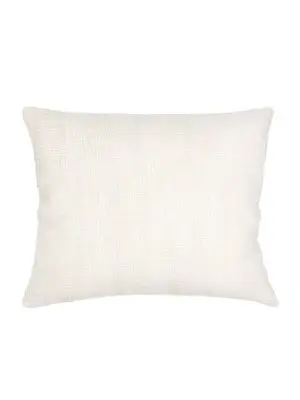 Anaya So Soft Linen Dutch Euro Pillow With Down Insert Natural White