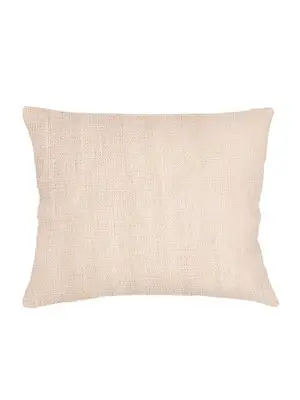 Anaya So Soft Linen Dutch Euro Pillow With Down Insert Sandy Beige