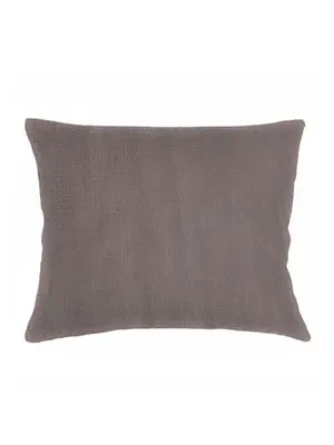 Anaya So Soft Linen Dutch Euro Pillow With Down Insert Taupe