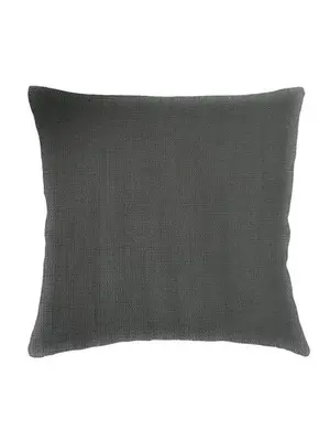 Anaya So Soft Linen Pillow With Down Alternative Insert Antique Grey