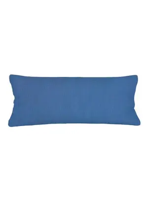 Anaya So Soft Linen Pillow With Down Alternative Insert Cobalt Blue