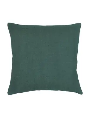 Anaya So Soft Linen Pillow With Down Alternative Insert Emerald Green