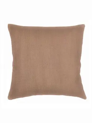 Anaya So Soft Linen Pillow With Down Alternative Insert Latte