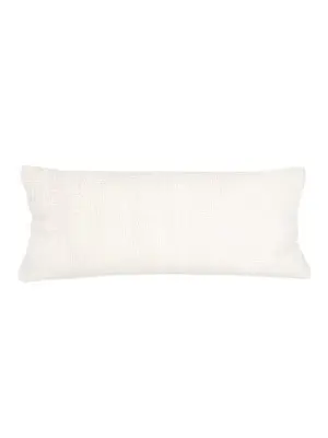 Anaya So Soft Linen Pillow With Down Alternative Insert Natural White
