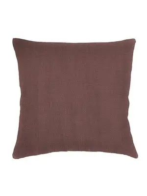 Anaya So Soft Linen Pillow Cover Only Chestnut Brown