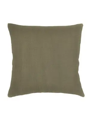 Anaya So Soft Linen Pillow Cover Only Olive Green