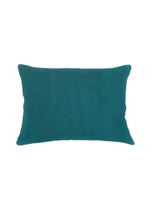 Anaya So Soft Linen Pillow Cover Only - Peacock Blue