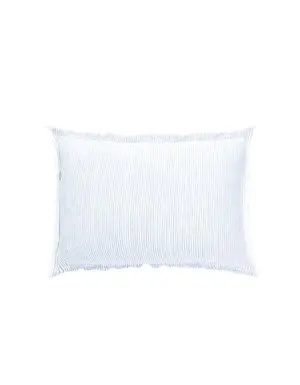 Anaya So Soft Linen Pillow Cover Only Sky Blue Pinstripe